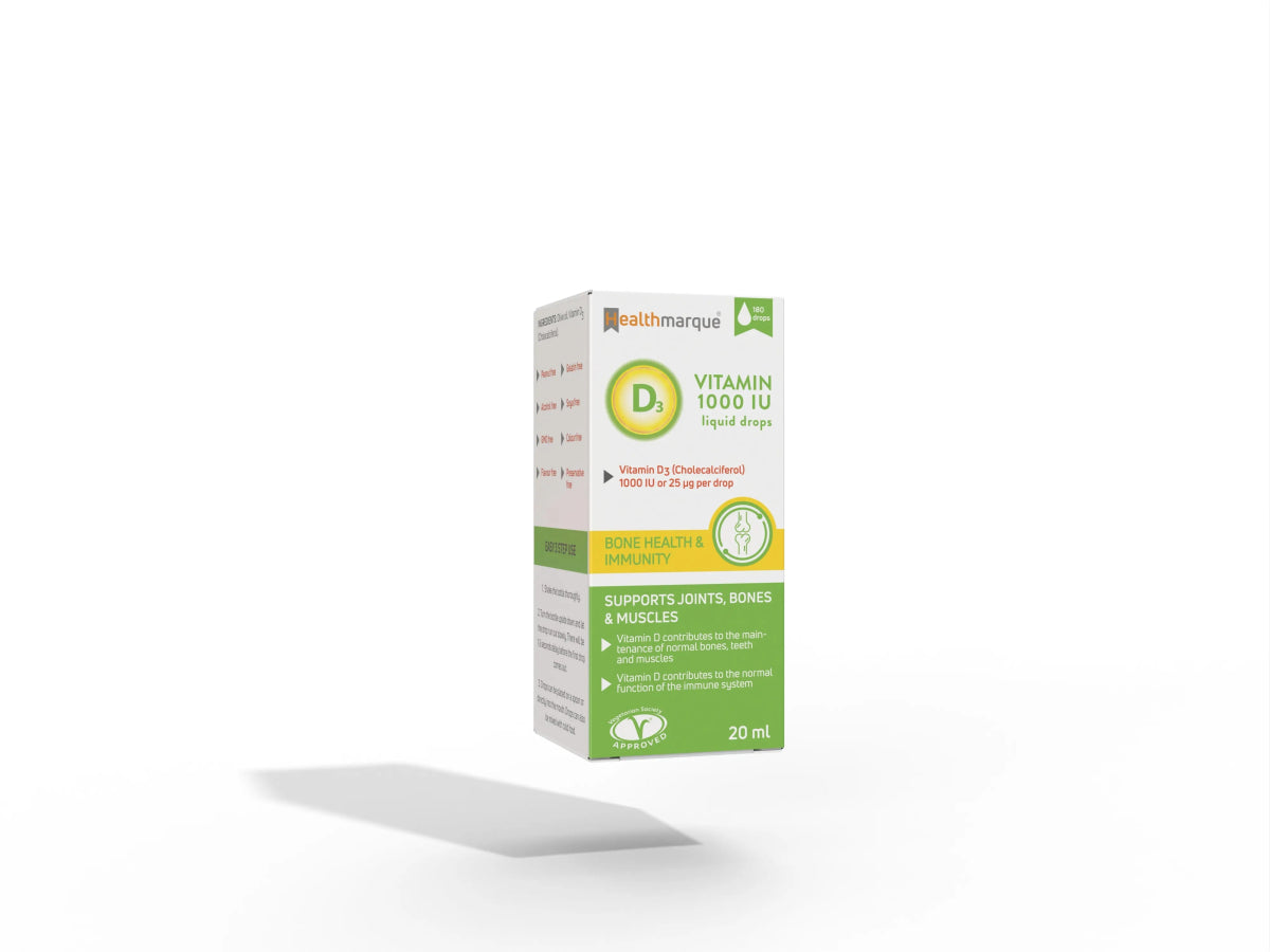 Healthmarque Vitamin D 1000 IU Liquid Drops – Healthmarque by Kinerva